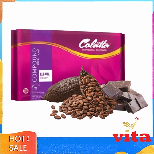 Jual Coklat Batang Collata Dark Chocolate Compound 5kg | Shopee Indonesia