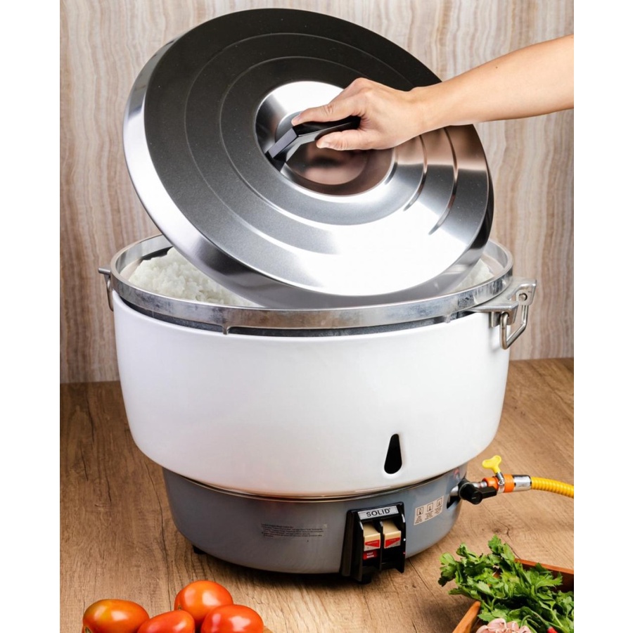 Jual Solid Commercial Gas Rice Cooker GRC 515 T / Magic Com Kapasitas ...