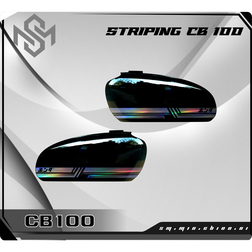 Jual Stiker Striping CB 100 - Sticker Motor Honda Cb Variasi Hologram ...