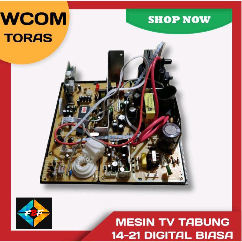 Jual Mesin tv tabung WCOM Digital 14-21 VARIAN ANALOG ,DIGITAL ,TANPA ...