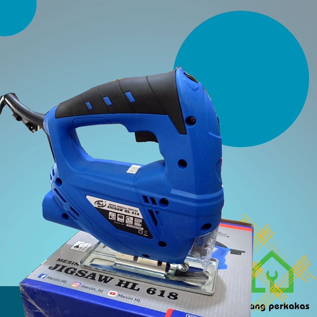 Jual Mesin Gergaji Jigsaw Pro 618 H&L / Mesin Gergaji Kayu | Shopee Indonesia