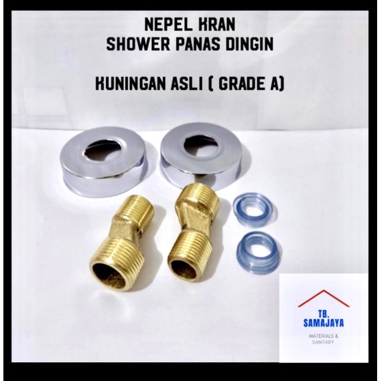 Jual Double Nepel Kran Bathub Kran Shower Panas dingin Mixer . Nepel Z ...