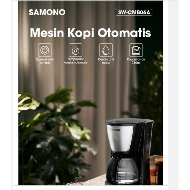 Jual Coffee Maker Mesin Kopi Otomatis 750Ml | Shopee Indonesia