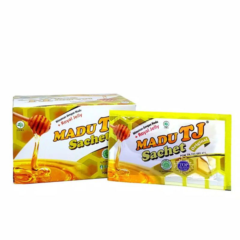 Jual Madu TJ Sachet (Box) (rasa random atau tulis di kolom catatan ...