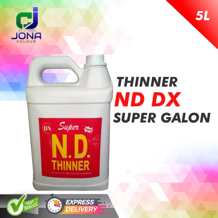 Jual Thinner Thinner Dx Nd Super Kompan/Galon 5 Liter | Shopee Indonesia