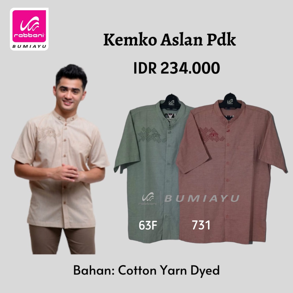 Jual KEMKO ASLAN RABBANI - KEMEJA KOKO RABBANI - KEMKO PENDEK | Shopee ...