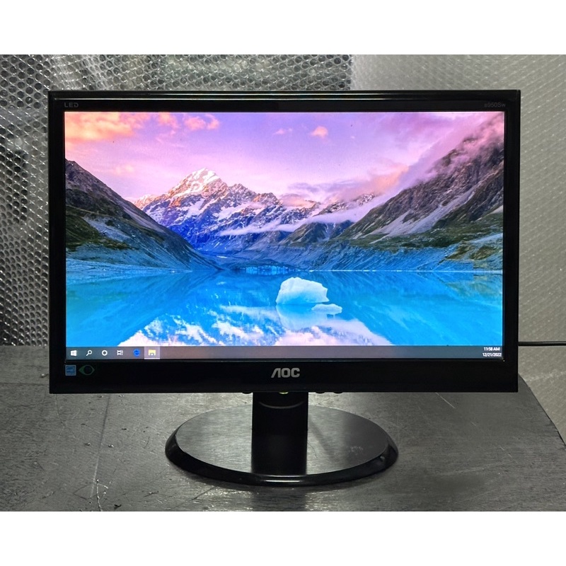 Jual LED Monitor Komputer AOC E950SW Layar 19inch Wide Second | Shopee ...