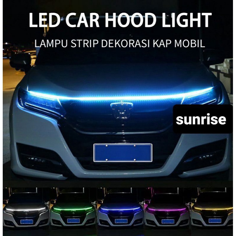 Jual Led Car Hood Light Lampu LED Strip Atas Kap Mesin Mobil Lampu Led ...