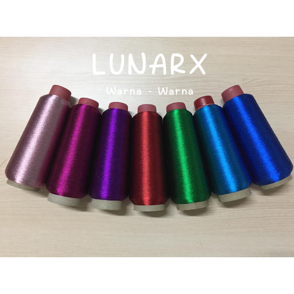 Jual (NON-MERK) Benang Bordir Metalik Polyester Merk Lunarex / Benang ...