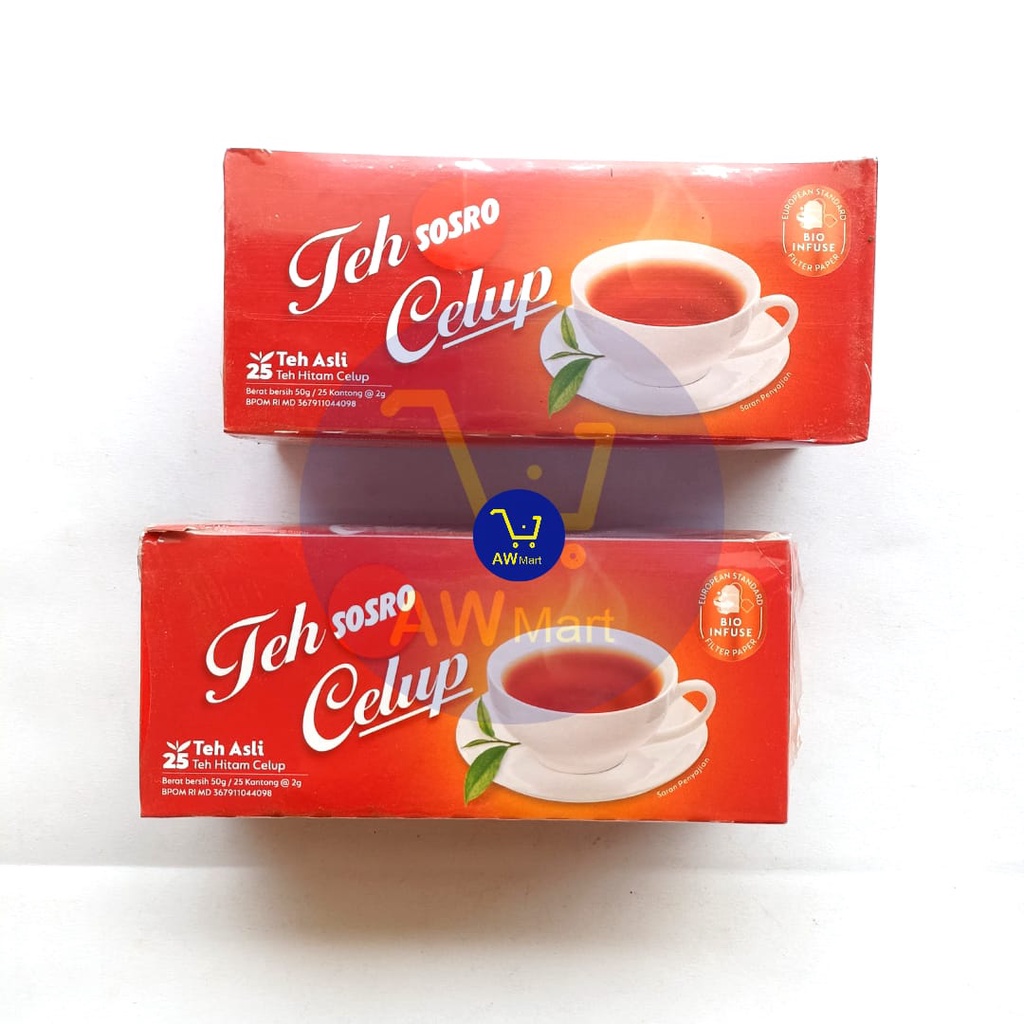 Jual TEH CELUP SOSRO BOX ISI 30 KANTONG - TEH HITAM CELUP | Shopee ...