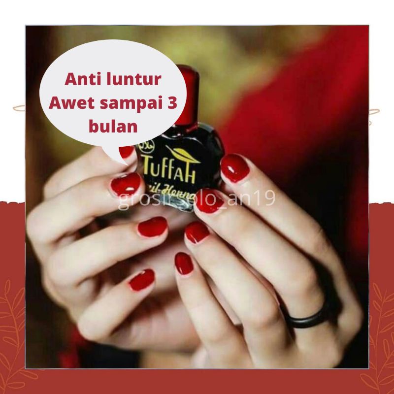 Jual TUFFAH NAIL HENNA / KUTEK HALAL MUSLIMAH SAH SHOLAT / CETAR NAIL ...