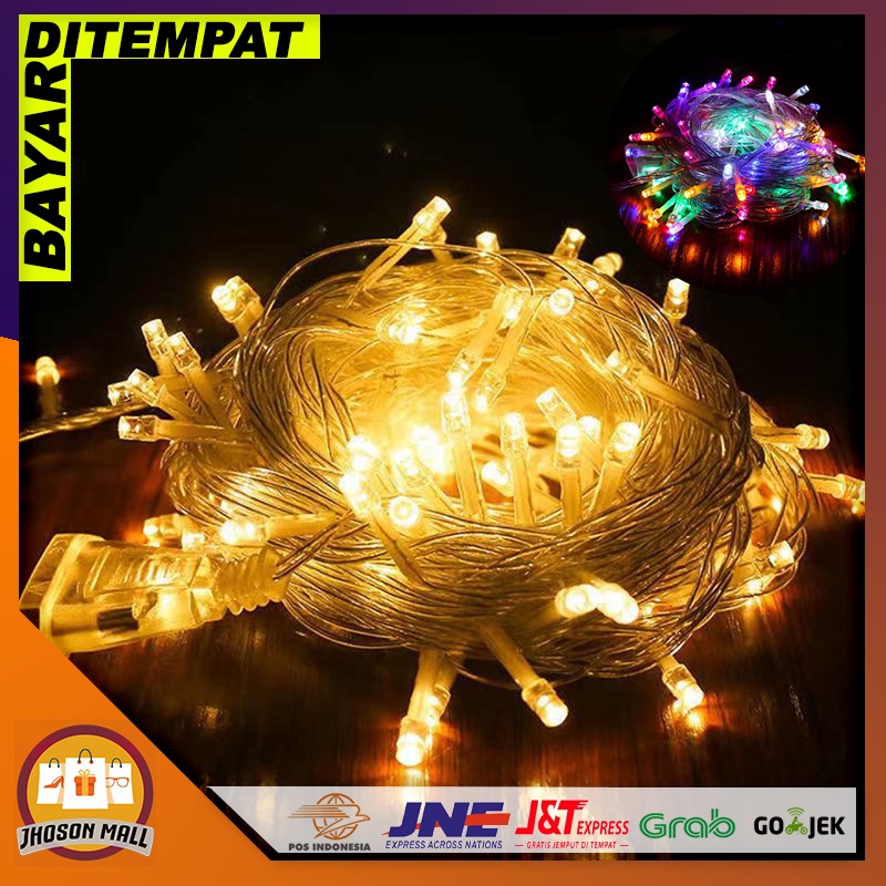 Jual JM Lampu Hias Tumblr Led Tumblr Light Decoration 42 LED 8 Meter ...