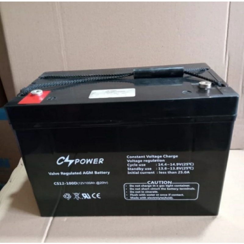 Jual Battery Vrla Cs Power 12v-100ah | Shopee Indonesia