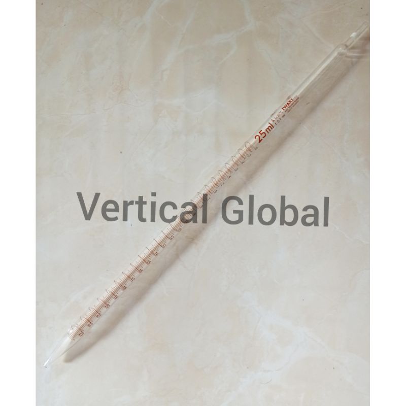 Jual Pipet ukur Serological pipet Measuring pipet 25 ml Iwaki | Shopee ...