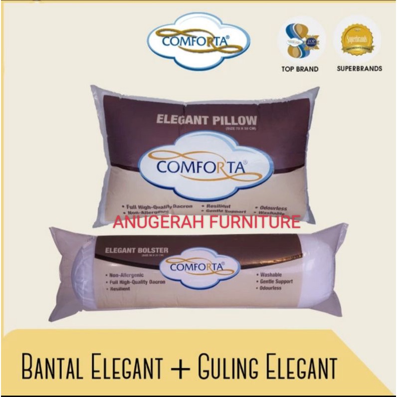 Jual Bantal guling Comforta Elegant set | Shopee Indonesia