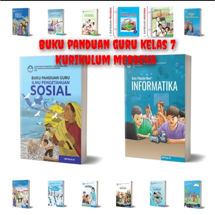 Jual ORI harga satuan buku panduan guru kurikulum merdeka kelas 7 edisi terbaru penerbit ...