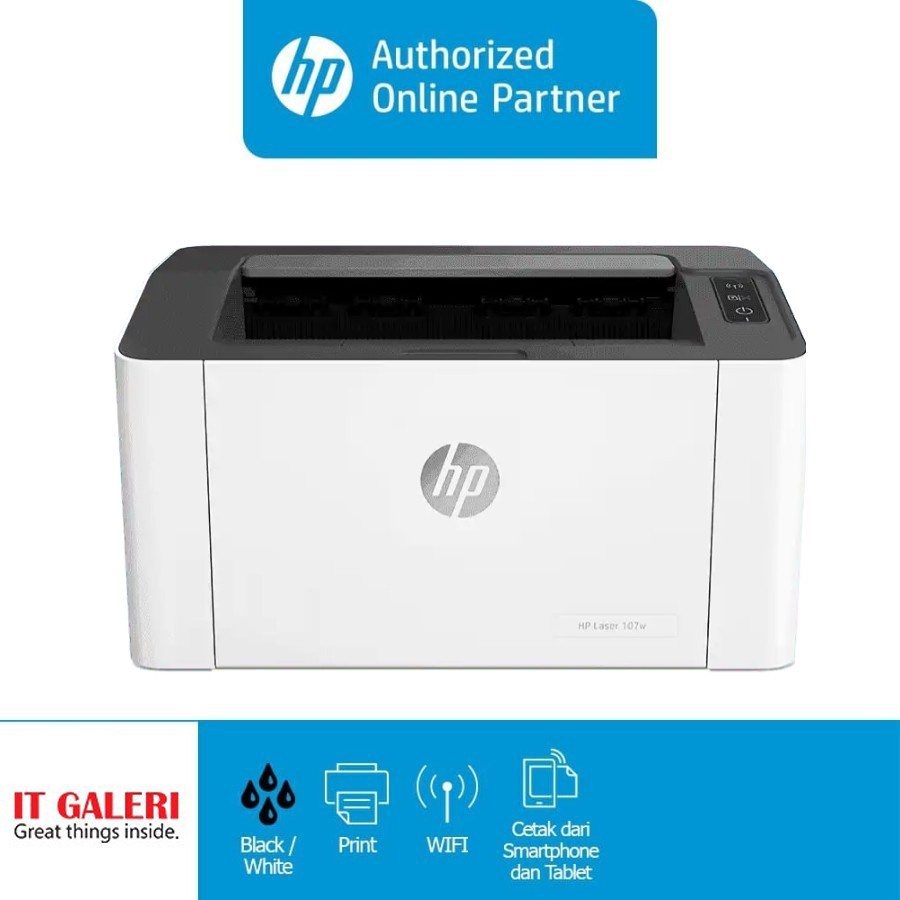 Jual PRINTER HP LASER 107W (4ZB78A) | Shopee Indonesia