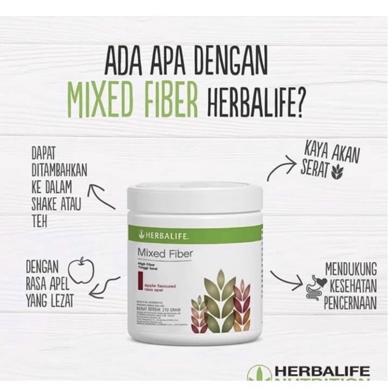 Jual herbalife mixed fiber -mix fiber herbalife herbalife original 100% ...