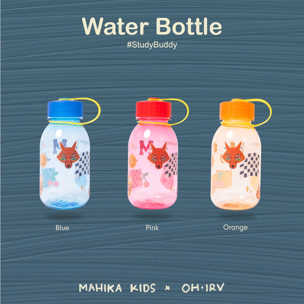 Jual MAHIKA KIDS X OH.IRV - WATER BOTTLE - BOTOL MINUM ANAK | Shopee ...