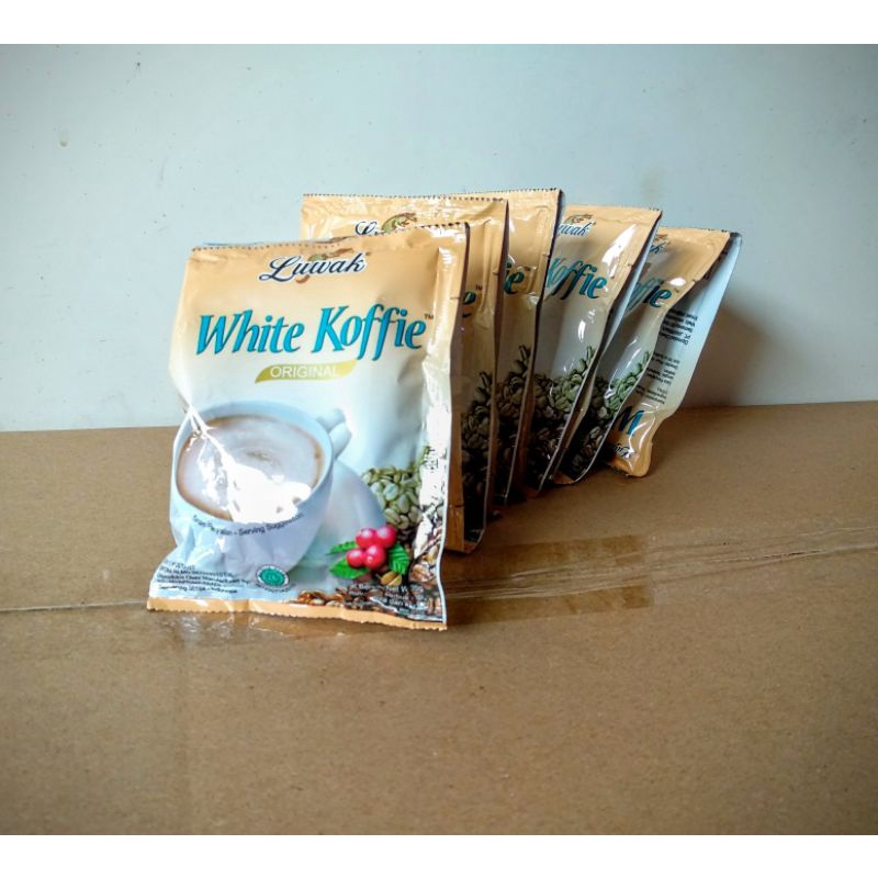 Jual Kopi Luwak White Koffie renceng (10 sachet) | Shopee Indonesia