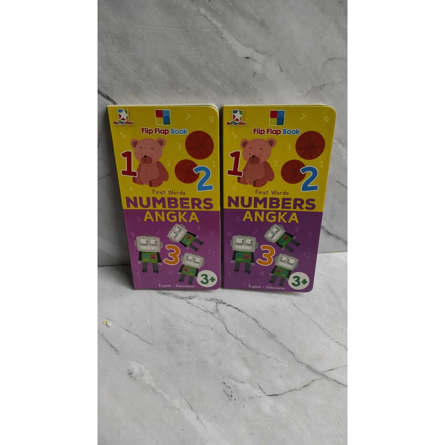 Jual Flip Flap Book Numbers (Boardbook, Bilingual) | Shopee Indonesia