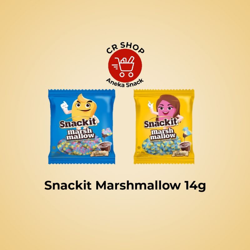 Jual Snackit Marshmallow @14g (1ball=10pcs) | Shopee Indonesia