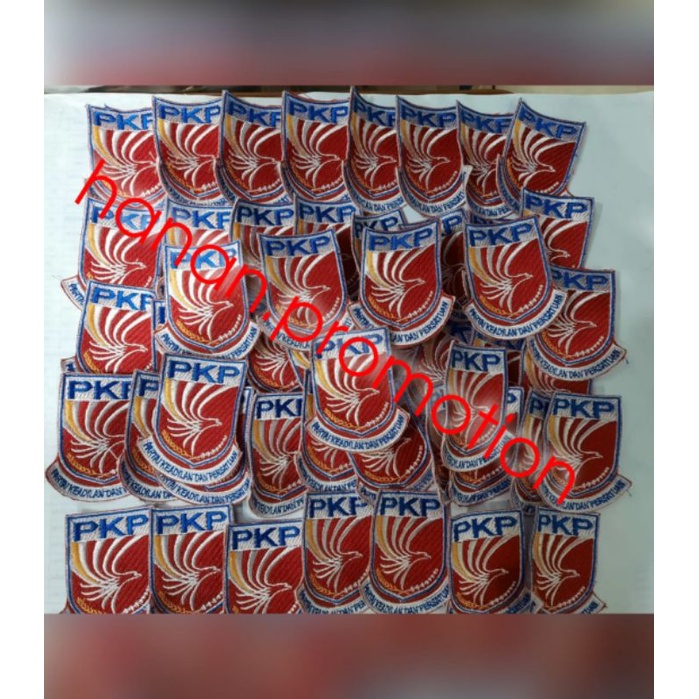 Jual BADGE LOGO PARTAI PKP / PARTAI KEADILAN DAN PERSATUAN BARU BORDIR ...