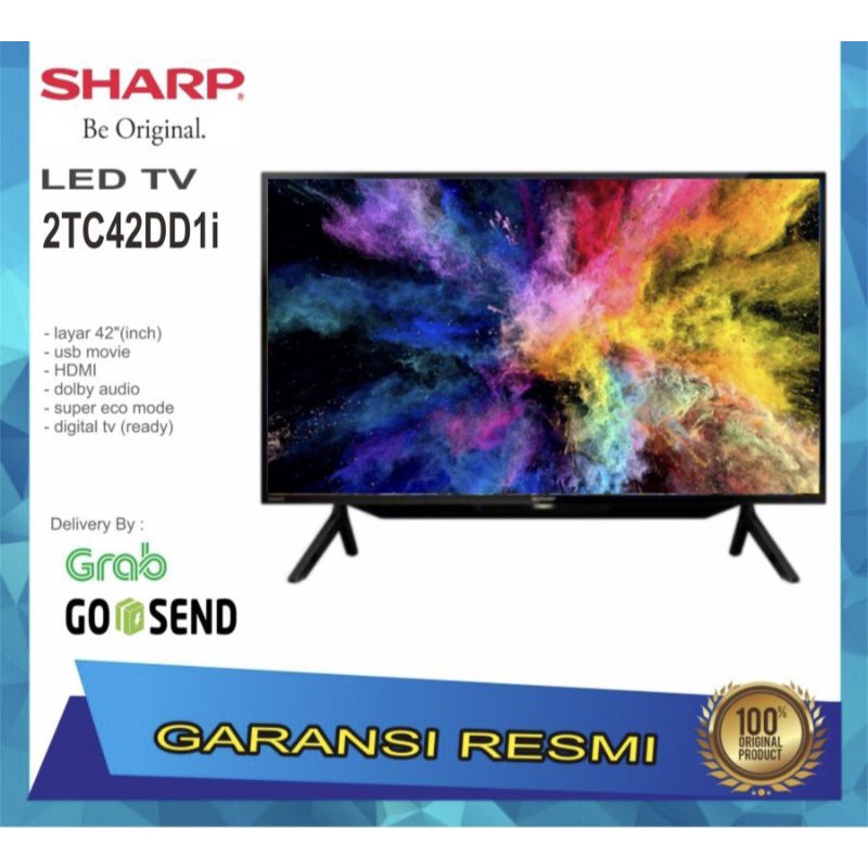 Jual TV LED SHARP DIGITAL TV 42 INCH 42DD1I GARANSI RESMI | Shopee ...