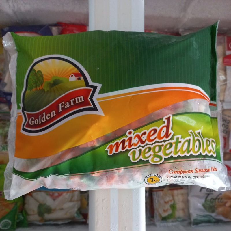 Jual Golden Farm Mixed Vegetables Campuran Sayuran Beku 1kg | Shopee ...
