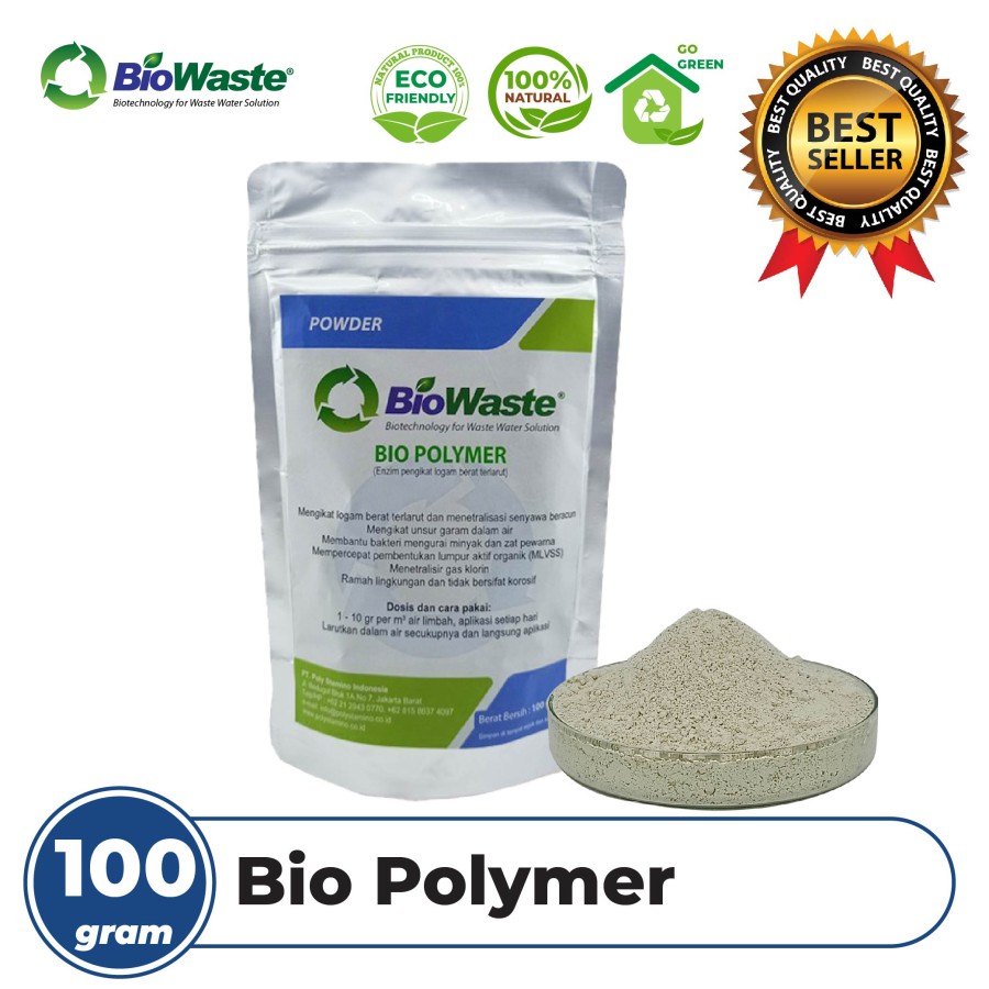 Jual Biowaste BioPolymer Enzim Pengikat Logam Berat Terlarut Mengurai ...