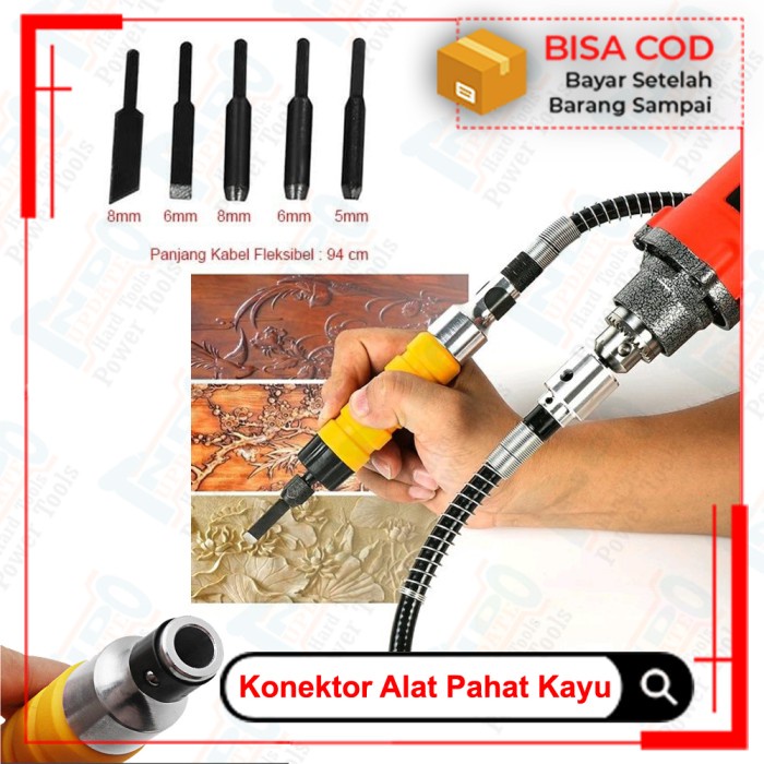 Jual ADAPTER SAMBUNGAN MESIN BOR TANGAN LISTRIK KAYU UNTUK PAHAT DAN ...
