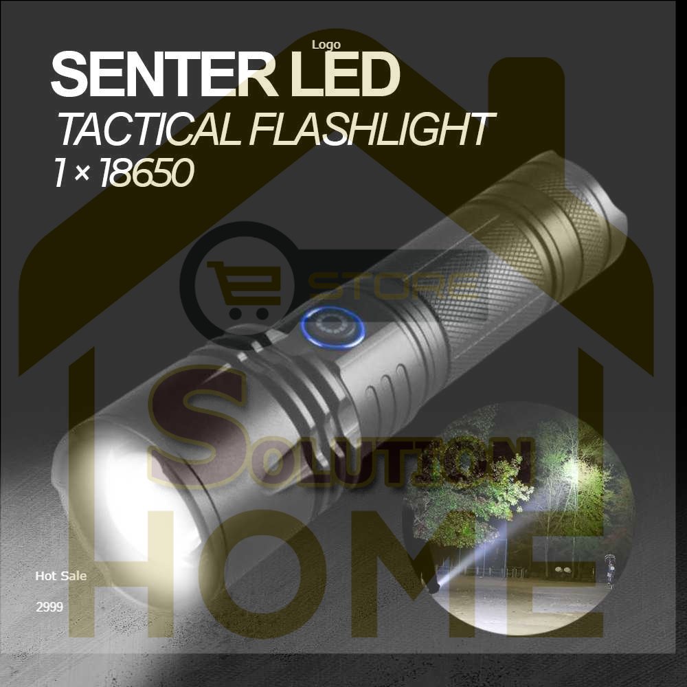 Jual HSS - BESTSUN Senter LED Tactical Flashlight - P50 - Home Store ...