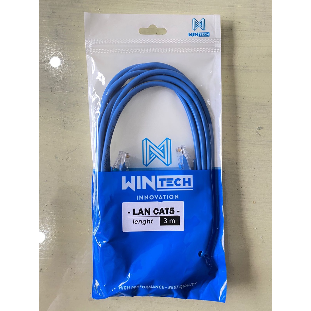 Jual kabel lan 3m cat5 3 meter | Shopee Indonesia