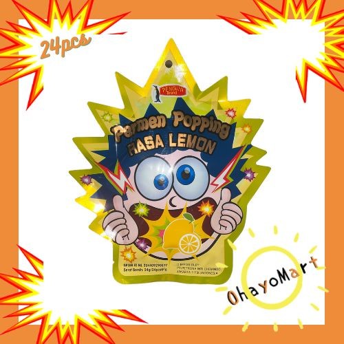 Jual Permen Popping meletuk Rasa Lemon / magic pop candy jeruk lemon ...