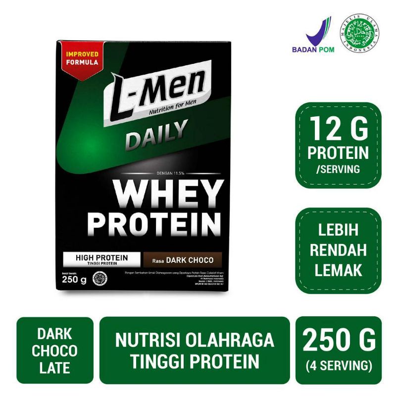 Jual L-men Daily Dark Chocolate 250gr | Shopee Indonesia