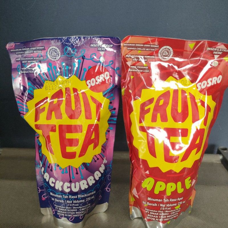 Jual fruit tea 230ml | Shopee Indonesia