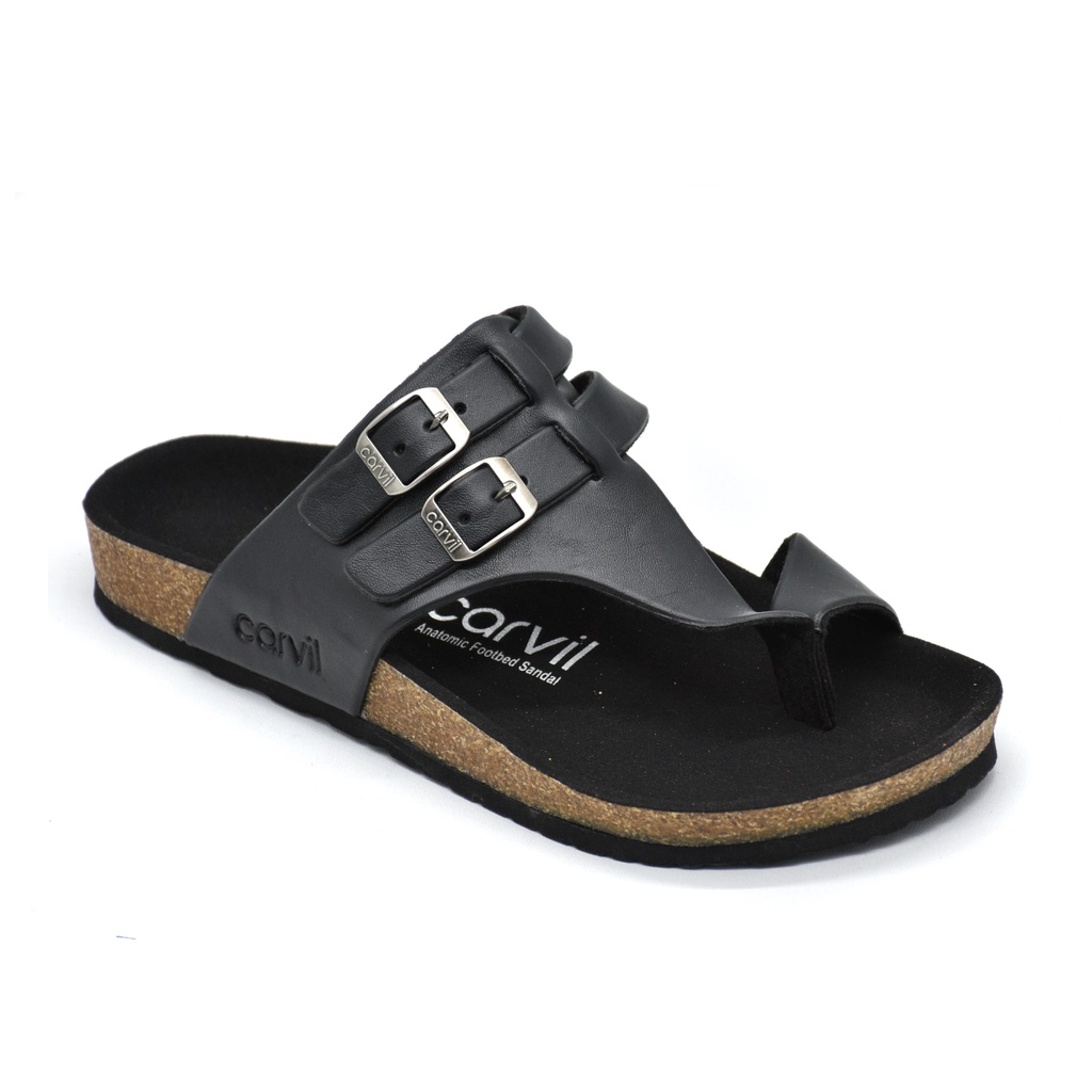 Jual Carvil Sandal Pria Romeo-03 M Black/Black | Shopee Indonesia