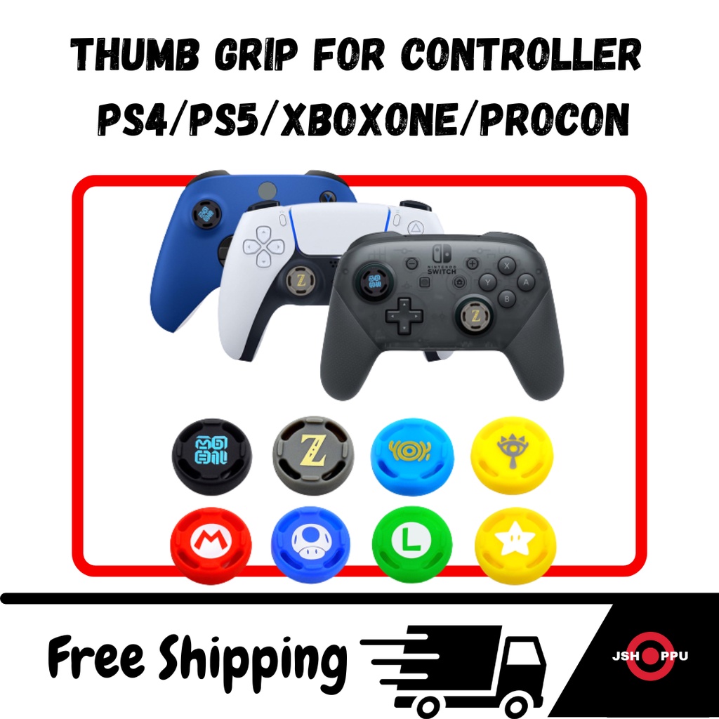 Jual Thumbs Grip Anti Slip Karet Silikon Tombol Analog Thumb grip Stik ...
