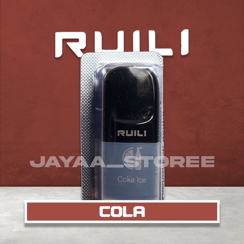 Jual Ruili Pods Refil Liquid Vape Compatible Relx Liquid (Coke/Cola ...