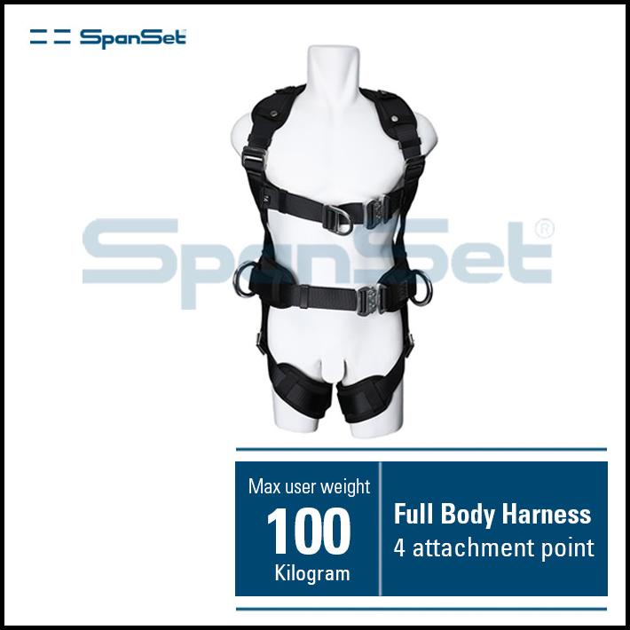 Jual Promo Spanset Full Body Harness 4 Point Attachment, Work ...