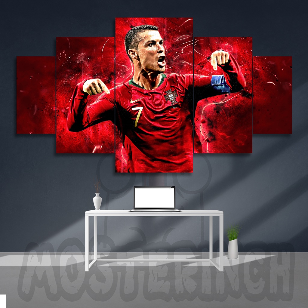 Jual Hiasan Dinding Poster Sepakbola CRISTIANO RONALDO // CR7 | Shopee ...