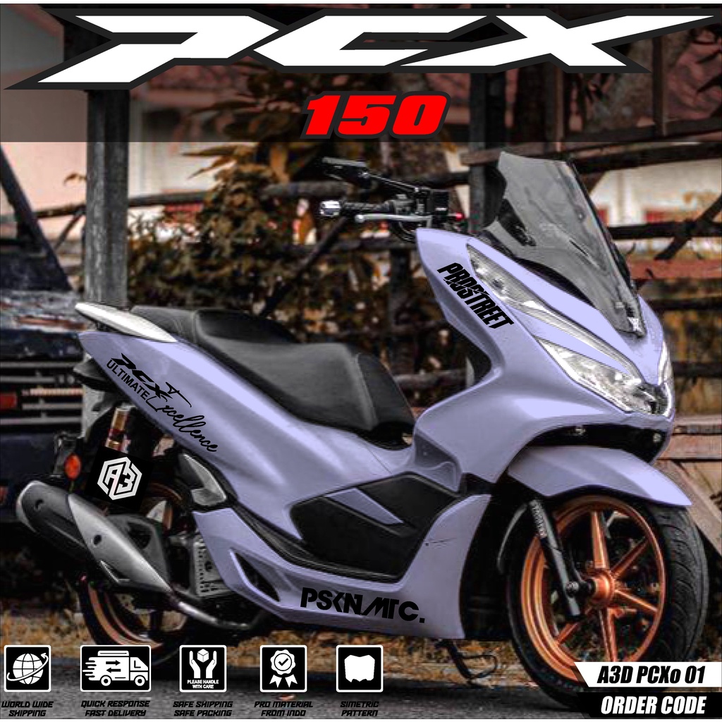 Jual Decal Sticker PCX 150 Fullbody - Dekal PCX 150 New Decal Sticker ...