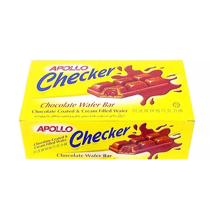 Jual Apollo / Stick / Wafer / Cokelat / Pandan / Strawberry / Checker ...