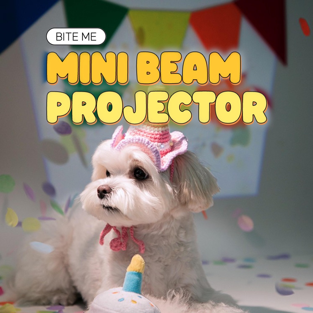 Jual [On a Cloud] BITE ME Mini Beam Projector | Shopee Indonesia