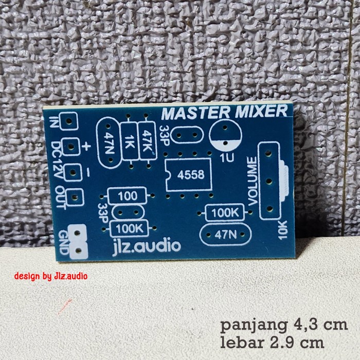 Jual A626 PCB MASTER MIXER 1 POTENSIO | Shopee Indonesia