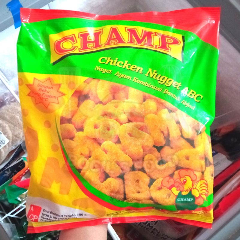 Jual Champ Naget Ayam ABC 500g/Champ Chicken Nugget ABC 500g/Champ ...