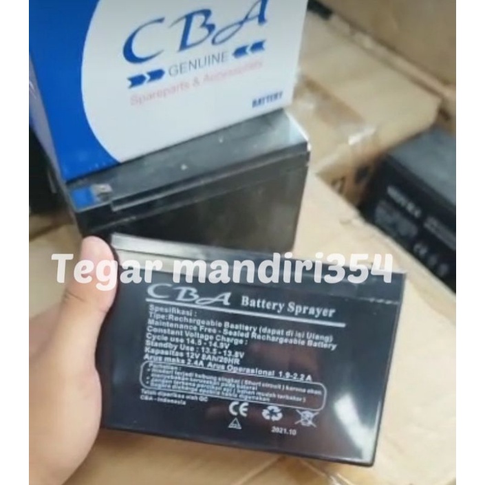 Jual Aki cba sprayer 8ah batrai cas tangki 8amper Aki cas cba 8ah BATERAI AKI ACCU 8 AH 12 VOLT ...