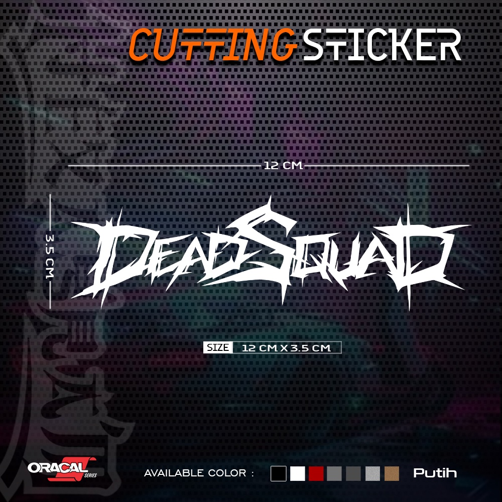Jual Cutting Sticker DEADSQUAD Band | Stiker Cutting Band DeadSquad ...