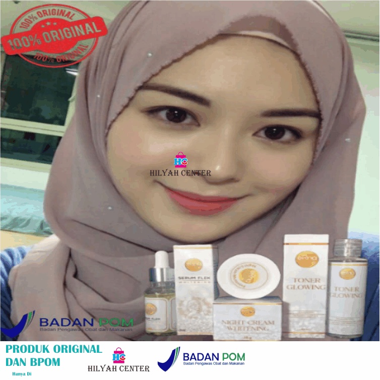 Jual Paket 3in1 erna Serum erna glowing whitening dan cream erna dan ...