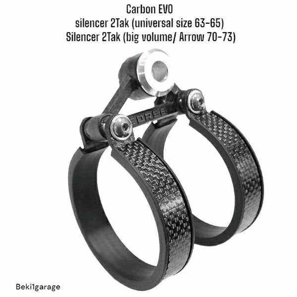 Jual clem hanger carbon evo corse project 2tak universal (klem/ clamp ...